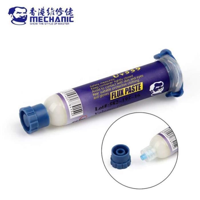 MGT03655-FER A SOUDER,Mécanique UV559-223 10cc haute activité colophane ...