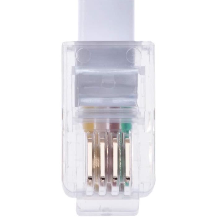 Téléphone Câble Téléphonique Frisée Fil De Combiné Enroulée Spirale 3 ...