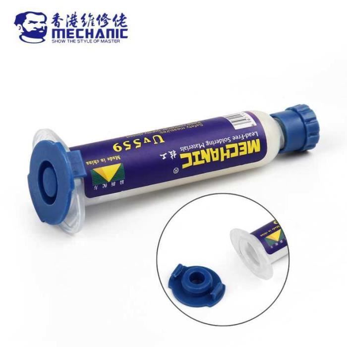 MGT03655-FER A SOUDER,Mécanique UV559-223 10cc haute activité colophane ...