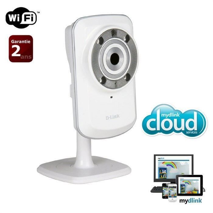 D-Link Caméra sans fil DCS932L voyants infrarou... - Cdiscount Bricolage