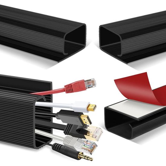 Under Desk Cable Management Self Adhesive No illing Desktop Cable ...