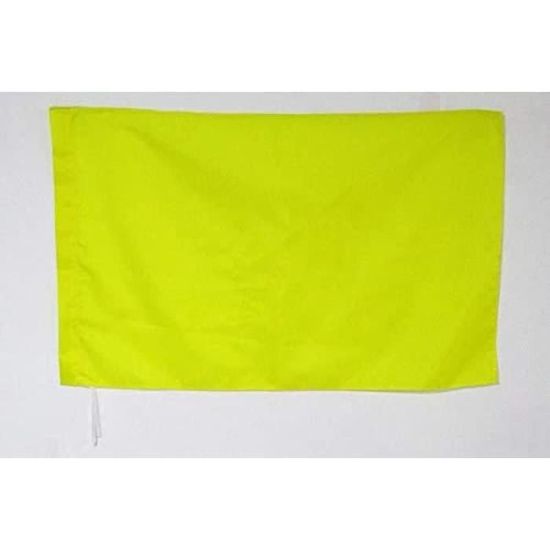 Drapeau Course Automobile Jaune 90X60Cm - Drapeau De Commissaire 60 X ...