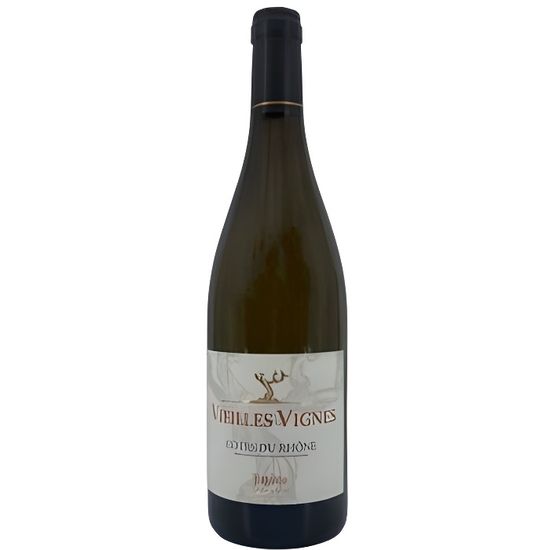 Vin rouge AOP Côtes du rhône vieilles vignes rouge - 75cl - La cave ...