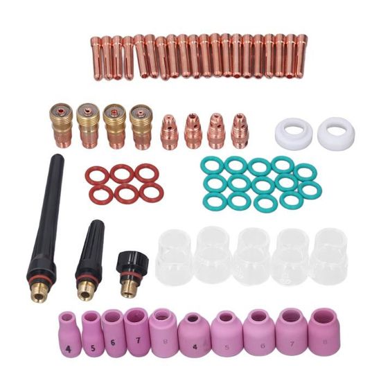 Kit d'accessoires de consommables de torche TIG de 68 pièces pour WP 17 - QIILU - Cdiscount ...