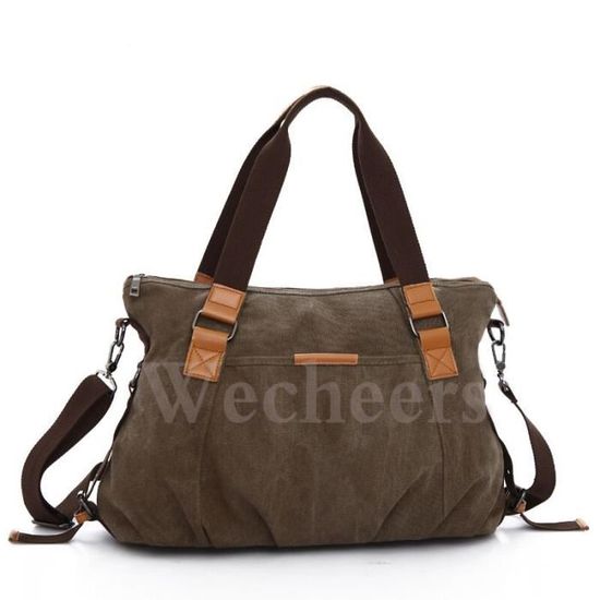 Sac à Main Femmes Sac Toile Sacoche Pochette Poche Cabas - Cdiscount ...