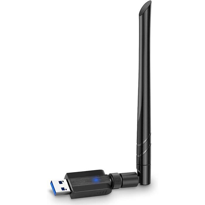 Clé WiFi Adaptateur,USB 3.0 Adaptateur WiFi,Clé WLAN Double Bande,Clé ...