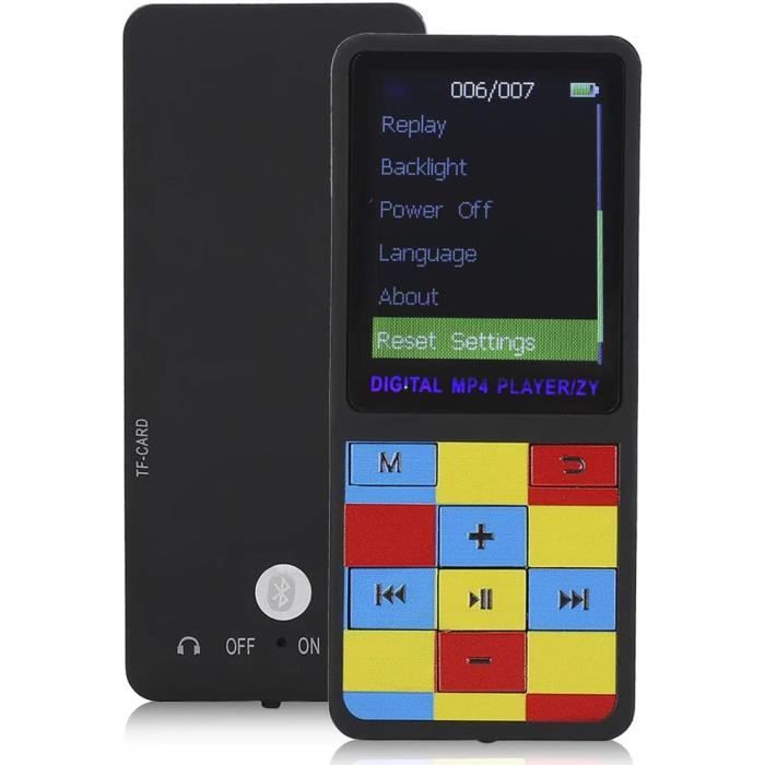 Bluetooth MP4 Player, T1 Portable Ultra-Mince 1,8 Pouce écran Couleur ...