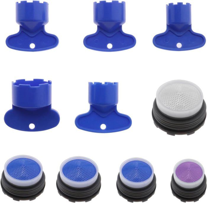 5Pcs Aérateur De Cache Filtre De Robinet Avec 5Pcs Outils De Clé De ...