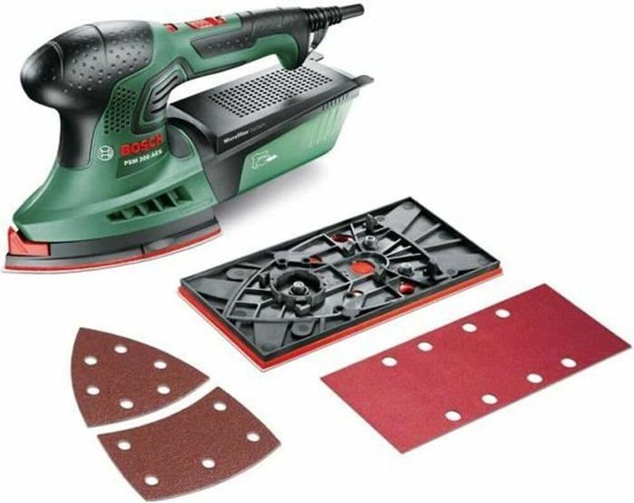 Bosch Home and Garden Ponceuse Multi - PSM 200 AES (200W, livrée avec 2 ...