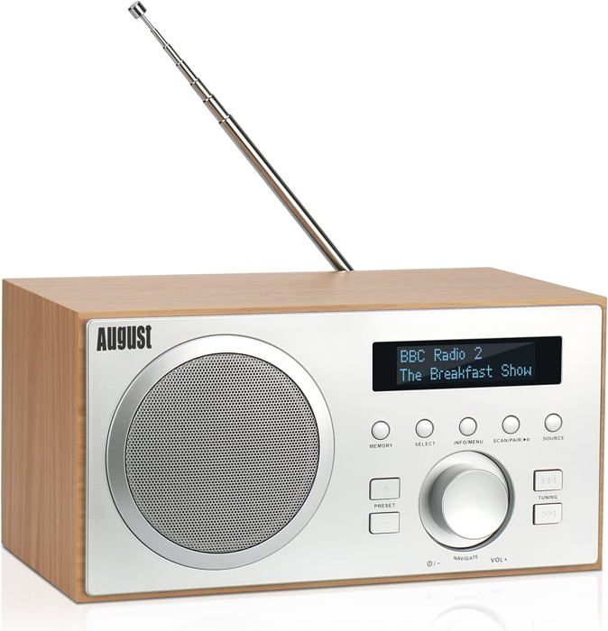 Radio Dab+ FM Bluetooth Bois Secteur MB420 Radio numérique Terrestre ...