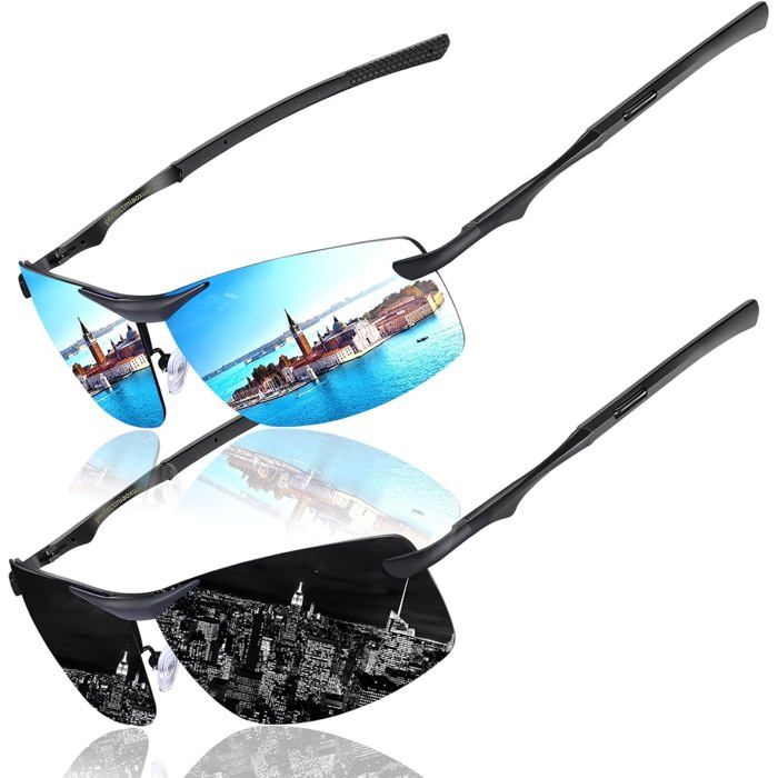 Men's Polarized Pilot Sunglasses for Driving Fishing Hiking Sommer ...