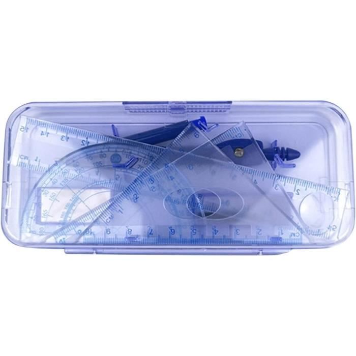 Compas Rapporteur Ensemble De Compas De Géométrie De 7 Pièces Règle De ...