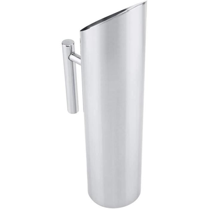 Pichet en Acier Inless 2L, Carafe à Eau pour Réfrigérateur, Carafe à ...