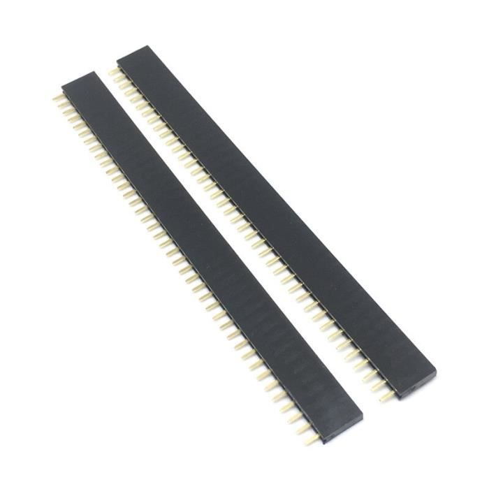 (Female|40 p)Bande de connecteur pour Arduino, 10 pièces, 40 broches ...