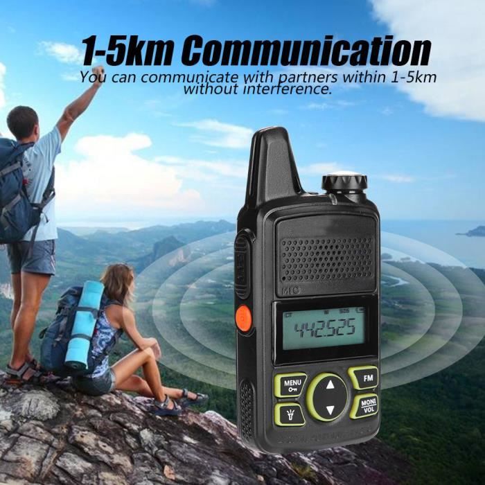 ZJCHAO radio amateur Émetteur-récepteur CB 400-480 MHz Radio FM 20 ...