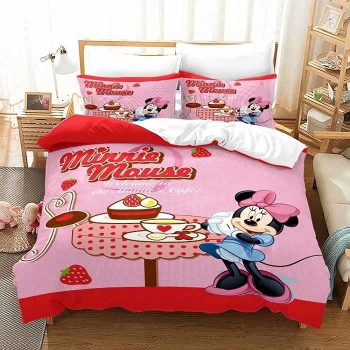 Mickey minnie souris dessin animé couette couette couverture couverture ...