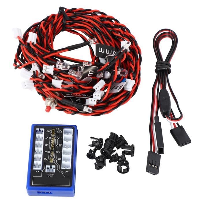Système de lumière clignotante à 12 Led, pour voiture Rc G.T.Power ...