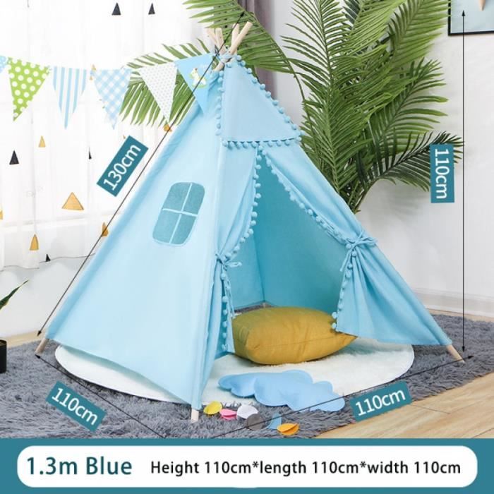 Tente Tipi Portable pour enfants 2021 1 35 1 6m maison de jeu Wigwam ...