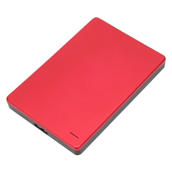 SAL Disque dur externe HDD Externe Rouge 2,5 po 6Gbps HDD Externe ...