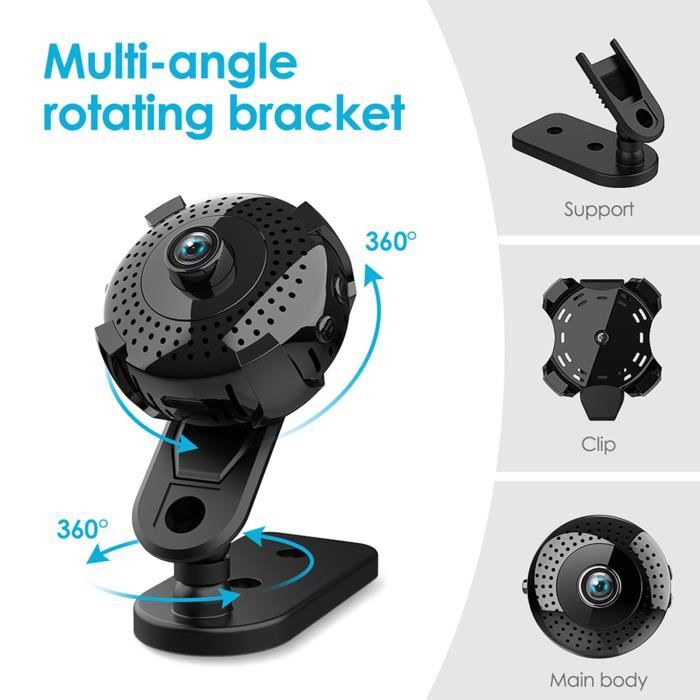 LEK L27 Mini caméra de sécurité HD 1080P sans fil WIFI vision nocturne ...