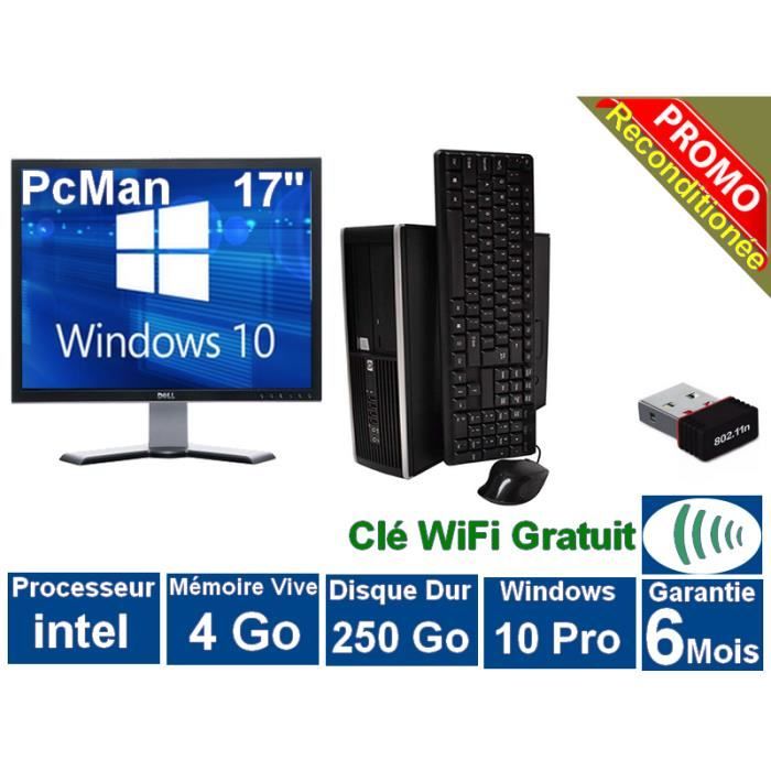 ORDINATEUR HP COMPAQ 6000 Pro DESKTOP CPU- CORE2DUO E5800 2.70Ghz Speed ...