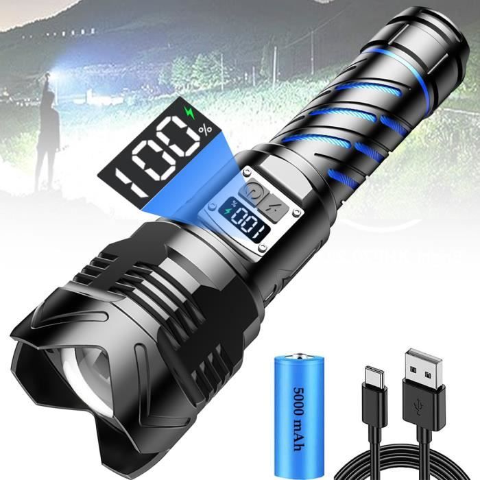 JINZDASU Lampe Torche Led Ultra Puissante, 100000LM Lampe Torche Led ...