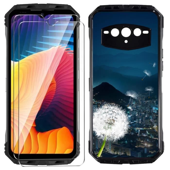 Coque Doogee V30-Doogee V30T 6.58" case,Noir Silicone ultra-fine TPU ...