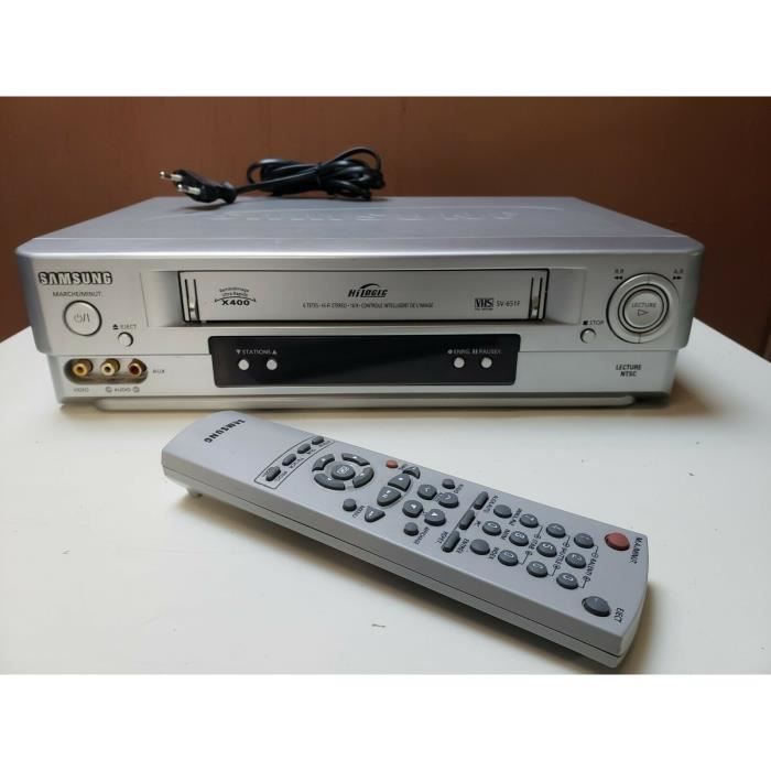 MAGNETOSCOPE SAMSUNG SV-651F LECTEUR ENREGISTREUR K7 CASSETTE VIDEO VHS VCR + TEL - Cdiscount TV ...