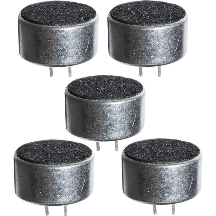 C46865 - Lot De 5 - Microphone Omnidirectionnel - 50-16000Hz - 0.8Ma ...
