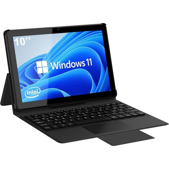 Windows 11 Tablet With Case,Intel Celeron N4100 Quad Core Processor,6Gb ...