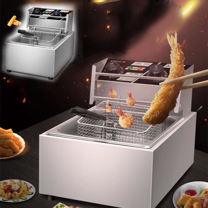 Friteuse Électrique Avec Minuterie, Protection Contre La Surchauffe ...