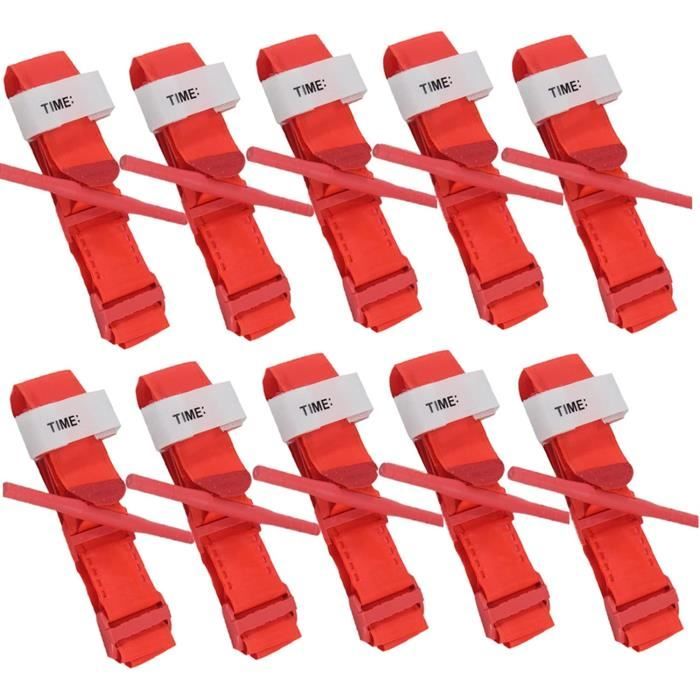 Garrots, 10-Pack Garrot de Sauvetage médical et Militaire, Fournitures ...