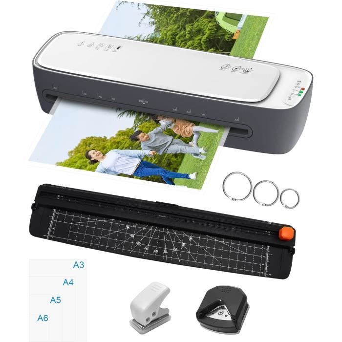 Qfun Plastifieuse A3, Machine à Plastifier Thermique et à Froid avec 12 ...