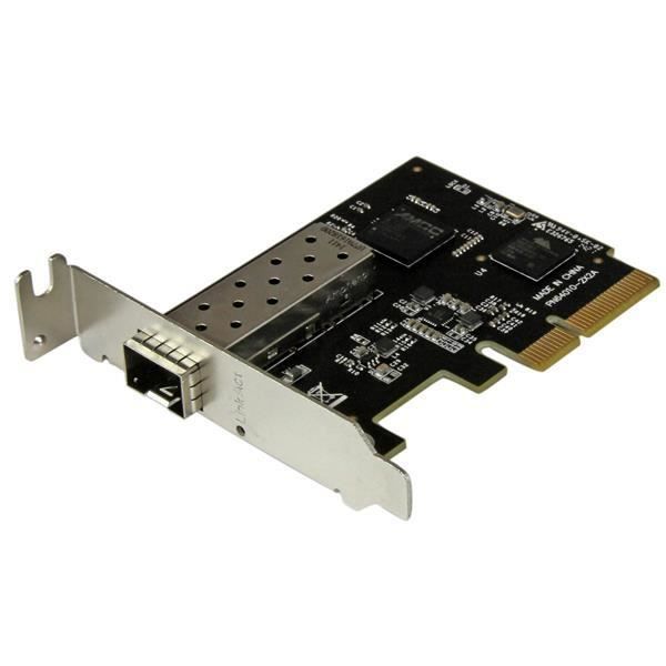 StarTech.com Carte réseau PCI Express à 1 port fibre optique 10 Gigabit Ethernet avec SFP+ ...