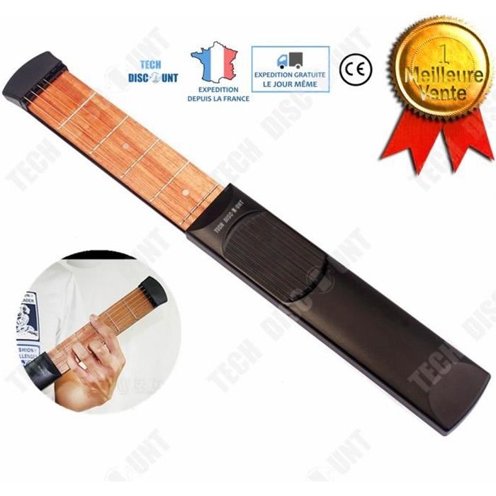 TD® guitare portable basse mini instrument de musique cordes de poche ...