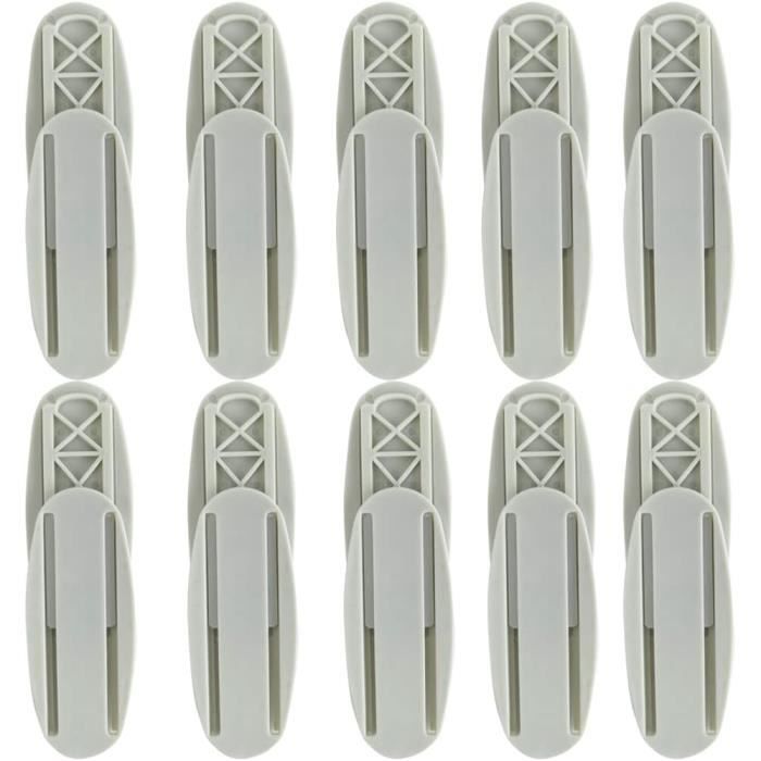 Support Mural Pour Bloc Multiprise,10 Pcs Auto-Adhésif Multiprise ...