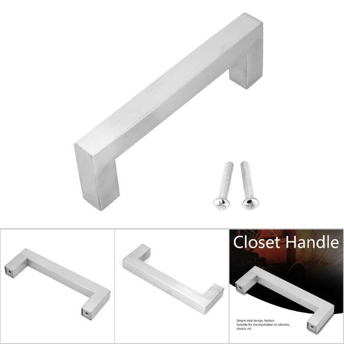 Poignée de meuble - VBESTLIFE - Inox 304 - 128mm - Design simple ...