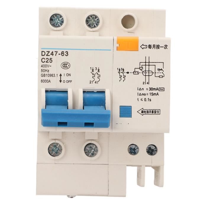 VBESTLIFE Mini disjoncteur Disjoncteur miniature Pa66 Shell ...