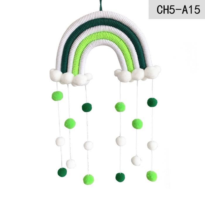 CARILLON A VENT,CH5A-15--Décoration murale en forme de nuages en feutre ...