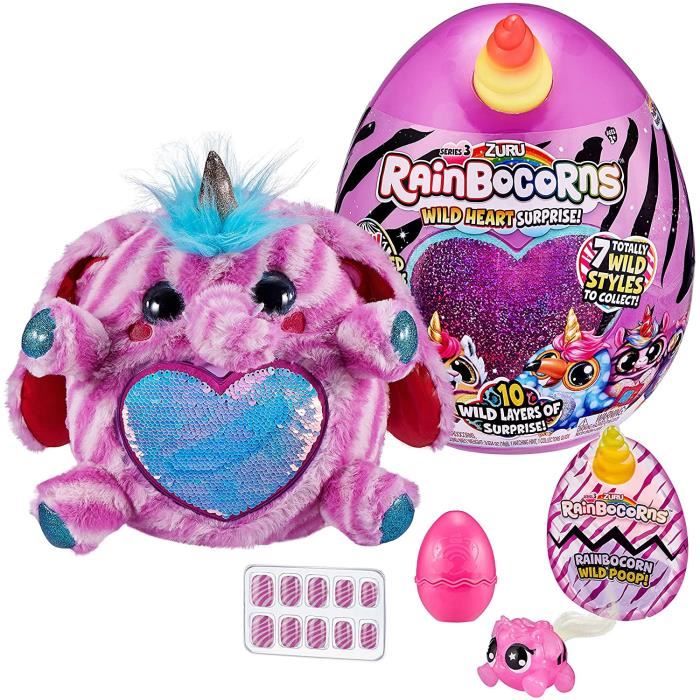 ZURU Rainbocorns 9215D Wild Heart Surprise Série 3, Elephantcorn ...