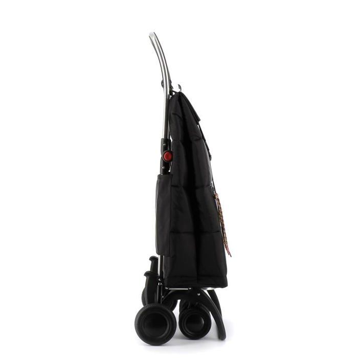 BIG POLAR - Chariot de course Rolser pliable 4 roues - Noir