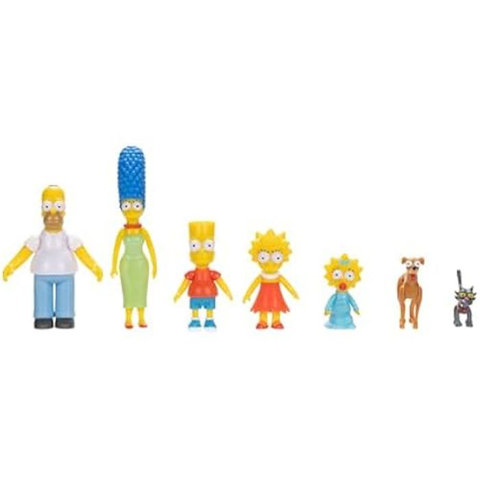 Figurines Articulées - DISNEY - Famille Simpson - 7 Personnages ...