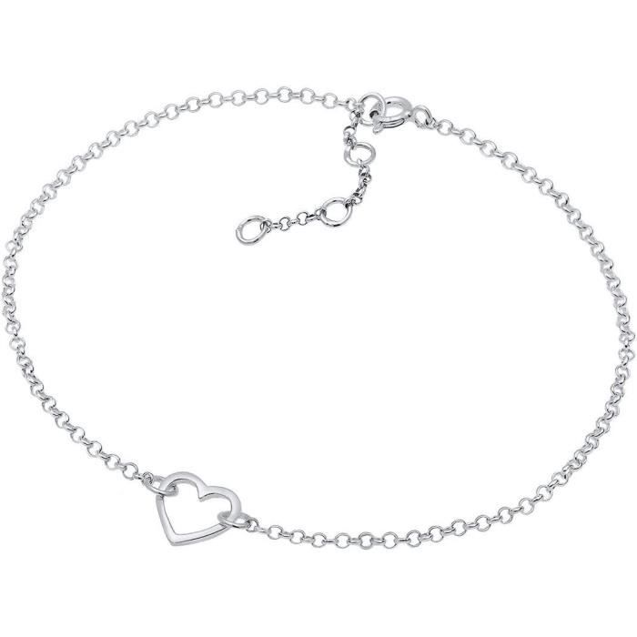 Bracelets Chaîne Et Gourmette Coeur[S1061] - Achat / Vente bracelet ...