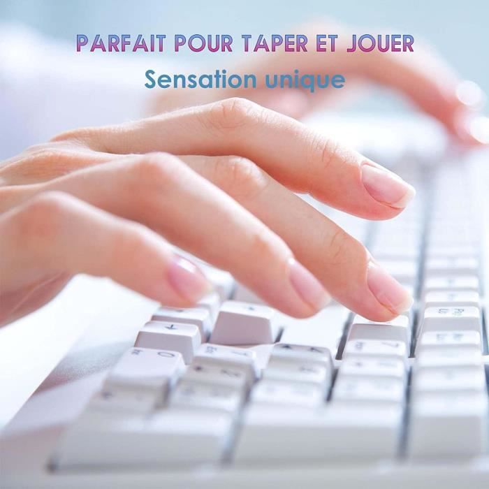 Clavier Gaming Mécanique PC TKL Gamer Clavier de Jeu Filaire AZERTY, 60 ...