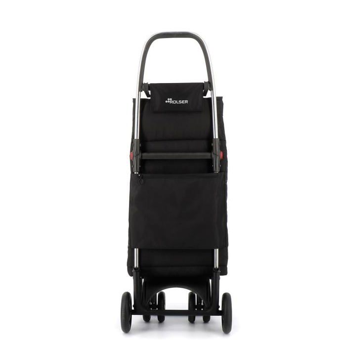 BIG POLAR - Chariot de course Rolser pliable 4 roues - Noir