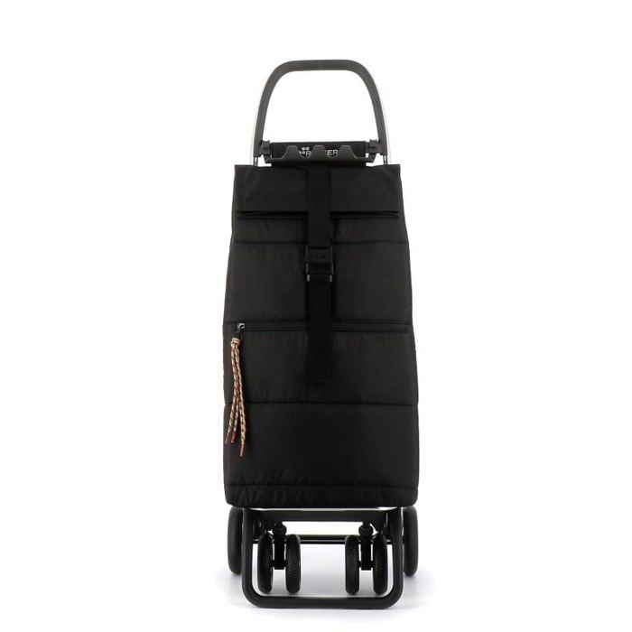 BIG POLAR - Chariot de course Rolser pliable 4 roues - Noir