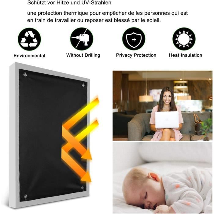 Johgee Store Occultant sans Perçage pour Velux GGL M06 et 306-60 x 93 ...