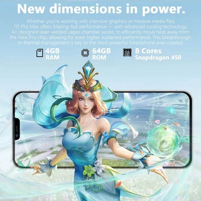 Smartphone i17 Pro Max 6.22"HD 64 Go couleur orange - Cdiscount Téléphonie