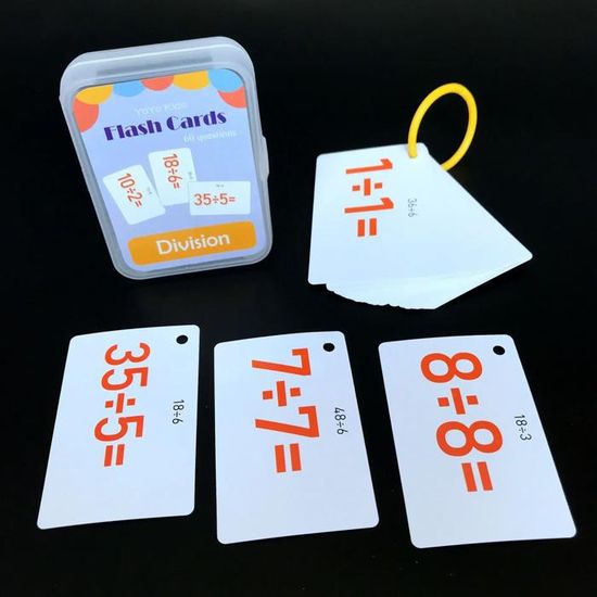 Cartes Flash Maths pour Enfants,Jouet Arithmétique Montessori,Addition ...