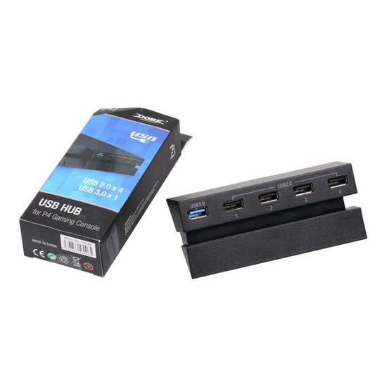 Black - 3.0 & 2.0 USB Hub for PS4 Controller Splitter Extend USB ...